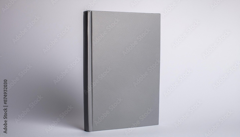 Gray Hardcover Book Mockup - Template for Branding or Title Placement ...