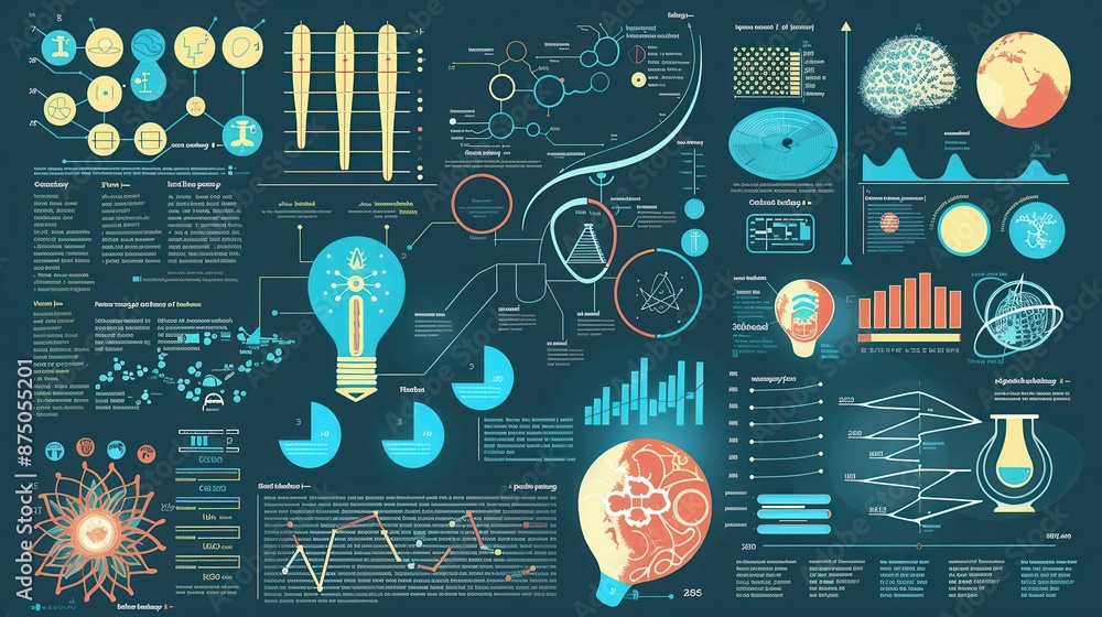 Infographic explaining a complex scientific concept, with clear ...