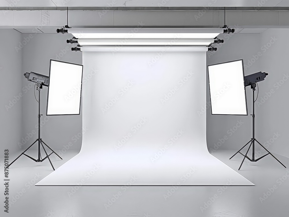 Controlled environments with seamless paper or cloth backdrops ...