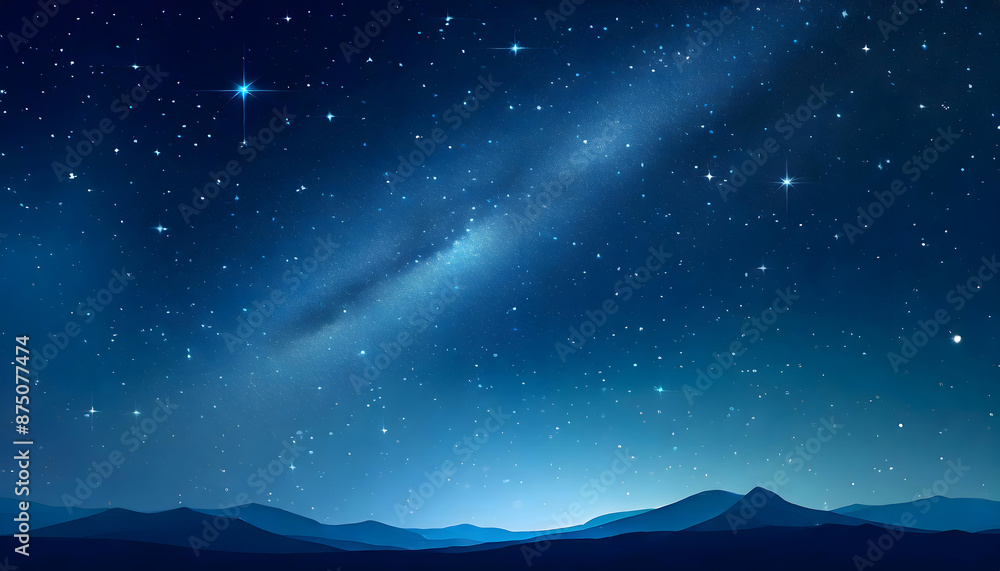 starry night sky background. Generative AI. Stock Photo | Adobe Stock