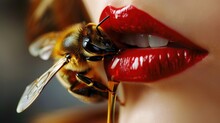 Bee Valentine Poster Free Stock Photo - Public Domain Pictures