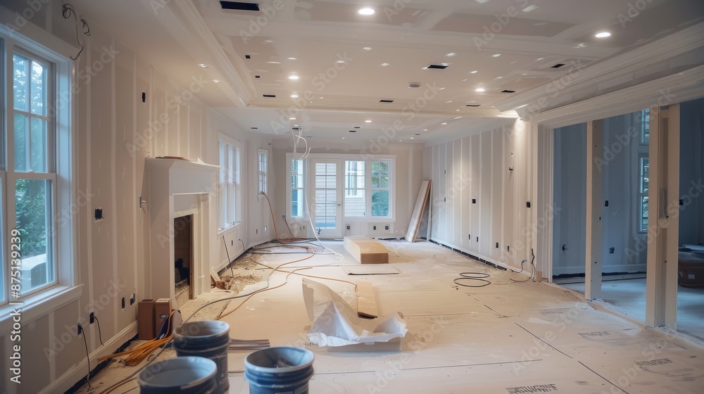 Modernizing Home Lighting: Installation of New Electrical Wiring and ...