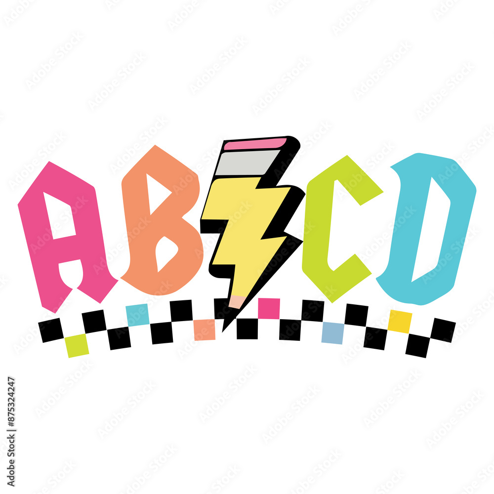 Ilustrace ABCD Teacher Png svg, First day of School Png, Back To School ...