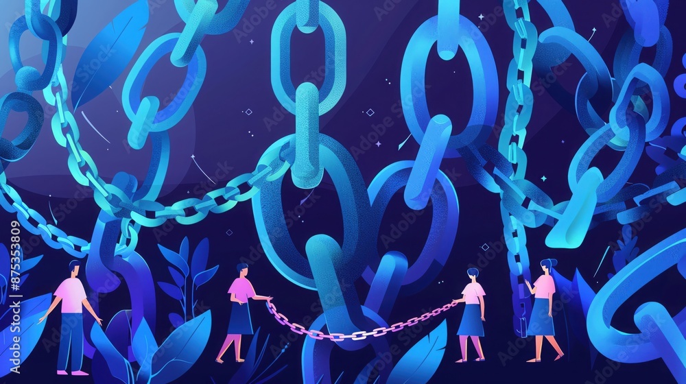 Illustrate a somber and thoughtful scene with people raising awareness ...