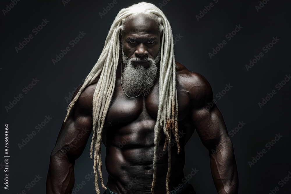 Beautiful person black skin model fitness body posing for photo body ...