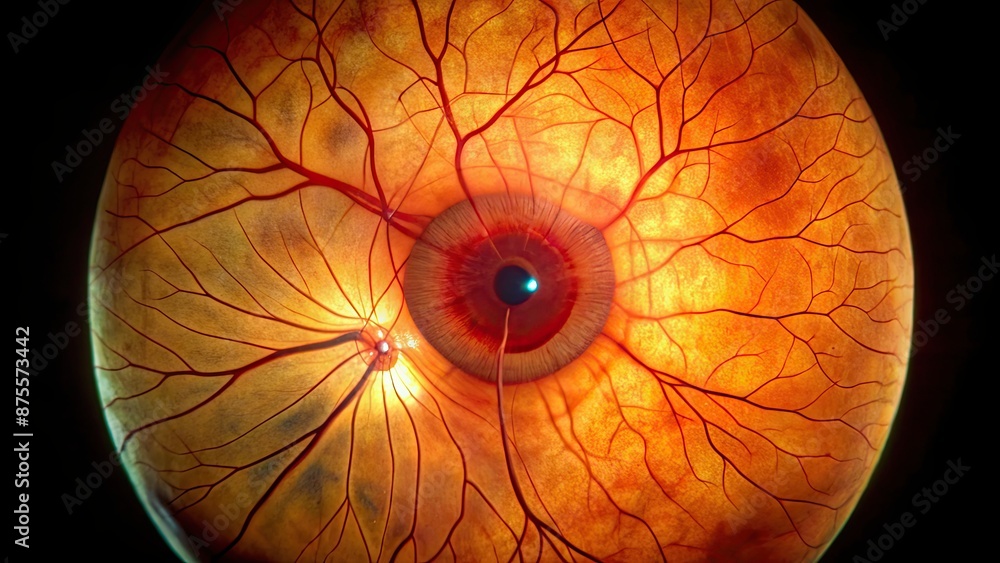 Vitreous hemorrhage observed during ophthalmoscopy, detailed , vitreous ...