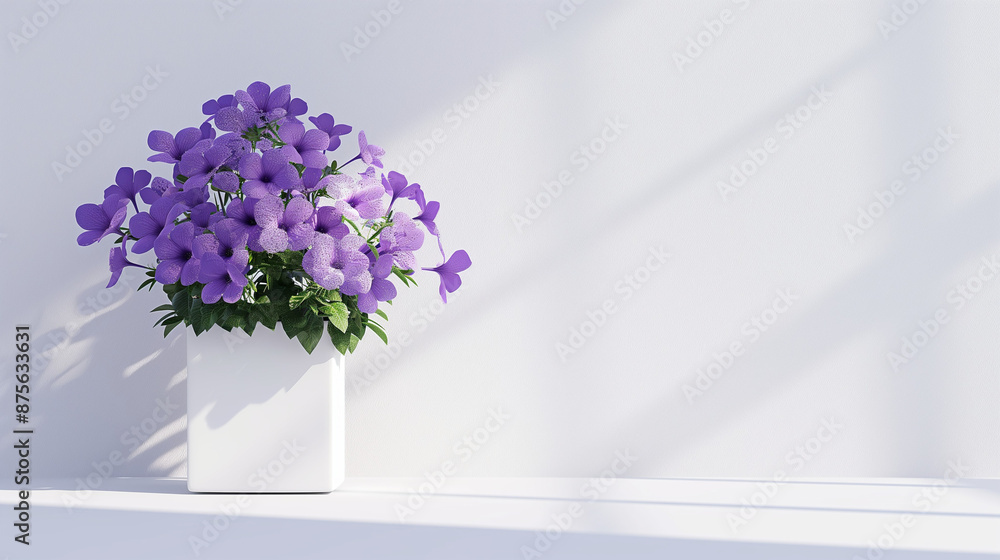 a product photoshoot of a unique exotic Sumire Violet bouquet placed in ...