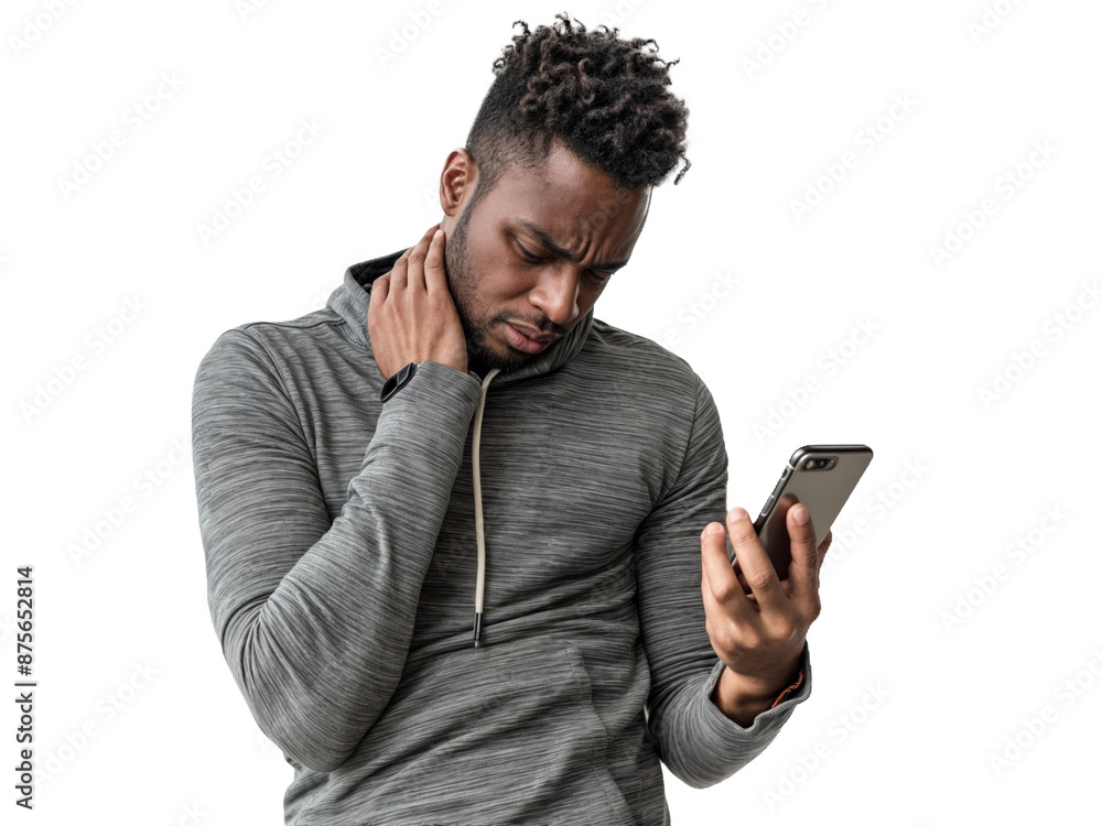 Pessoas com a sindrome "Text Neck", Dores na coluna cervical e pescoço ...