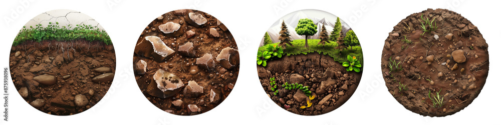 Soil Pollution clipart collection, symbol, logos, icons isolated on ...