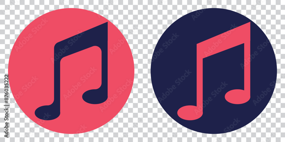 Icon of music note. Music Note Icon, Treble Clef, Bass Clef, Sharp ...