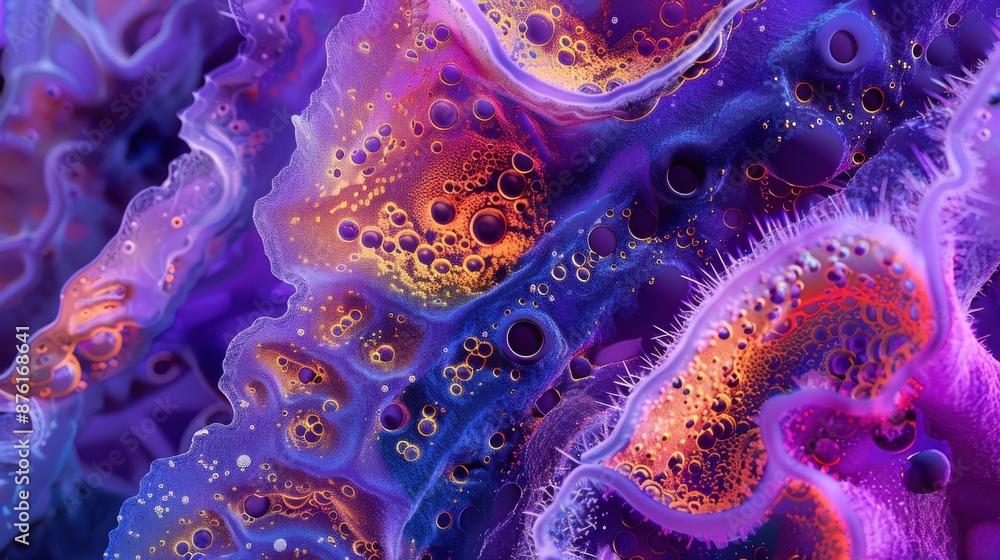 Illustrate the Golgi apparatus, capturing its structure and role in ...