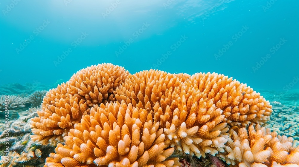 Illustrate the allure of underwater realms with vibrant depictions of ...