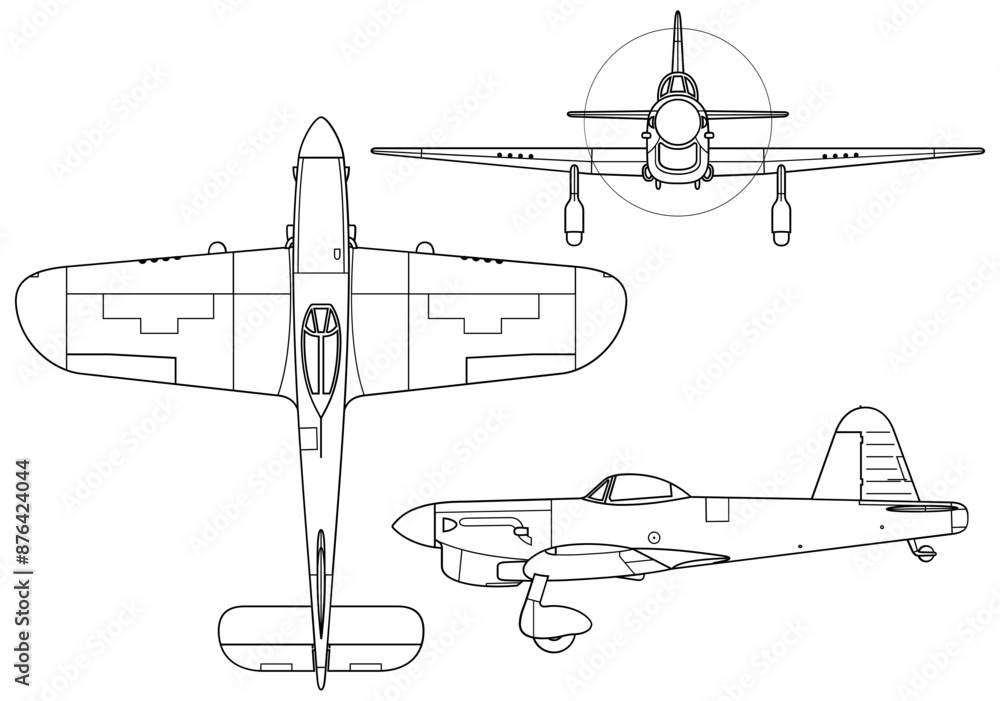 Fighter Jet, plane, Aircraft, 3 side view, blueprints, svg cut file ...