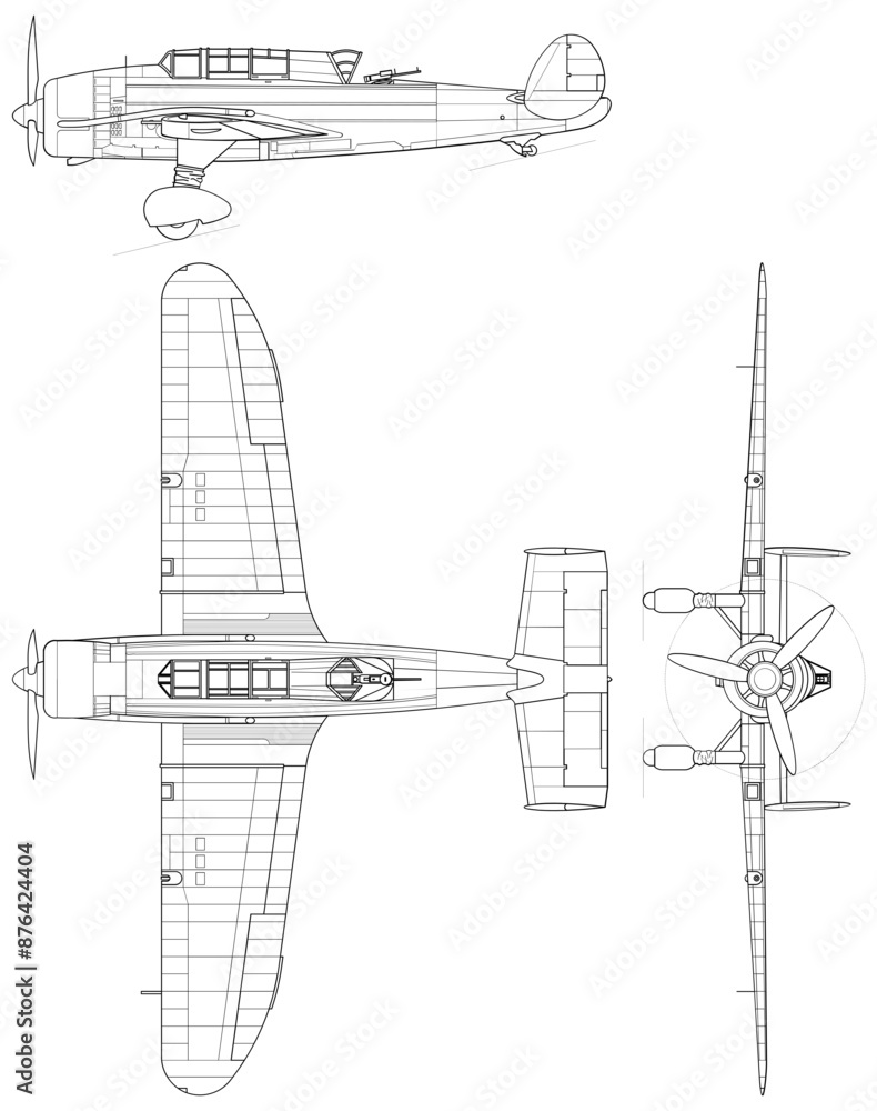 Fighter Jet, plane, Aircraft, 3 side view, blueprints, svg cut file ...
