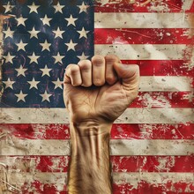 America Strong Flag Poster Free Stock Photo - Public Domain Pictures