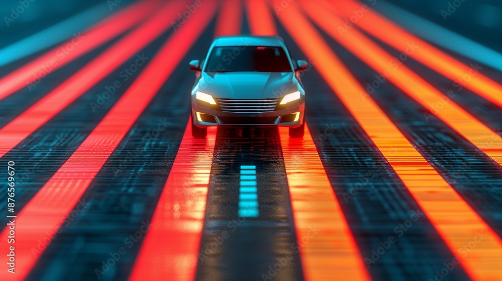 Autonomous vehicles using AI and sensors to navigate and operate safely ...