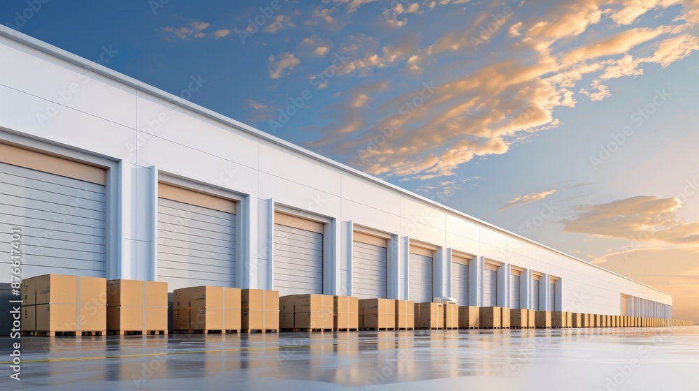 Logistics hub with coordinated operations, advanced planning tools and ...