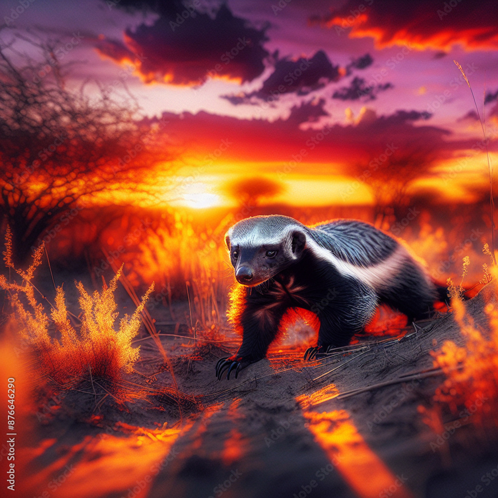 The honey badger, also known as the ratel, is one of the most fearless ...