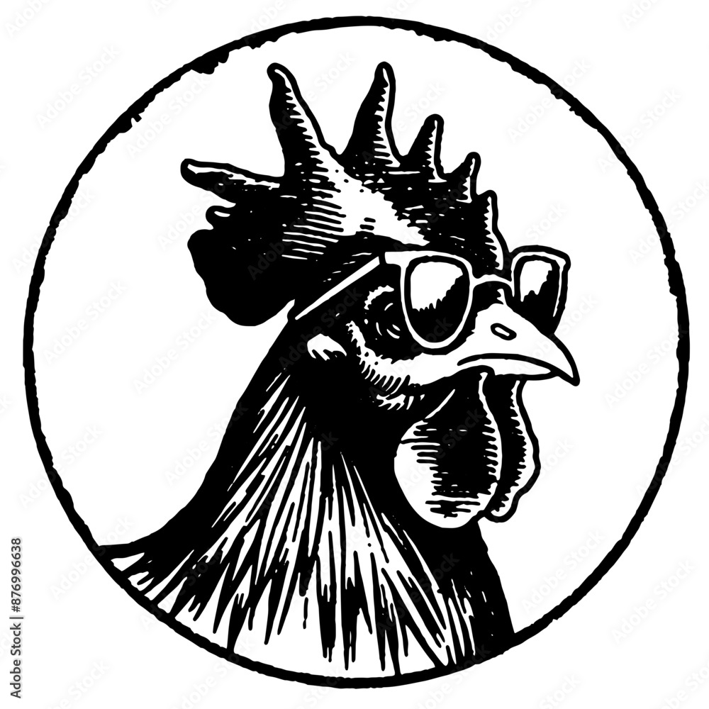 Chicken head SVG vector transparent background PNG clipart Stock Vector ...