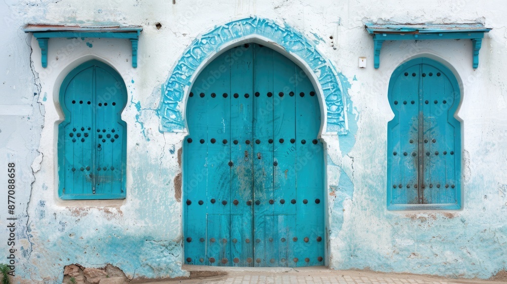 Arabic Architecture: Exploring an Authentic Door and Window in Asilah's ...