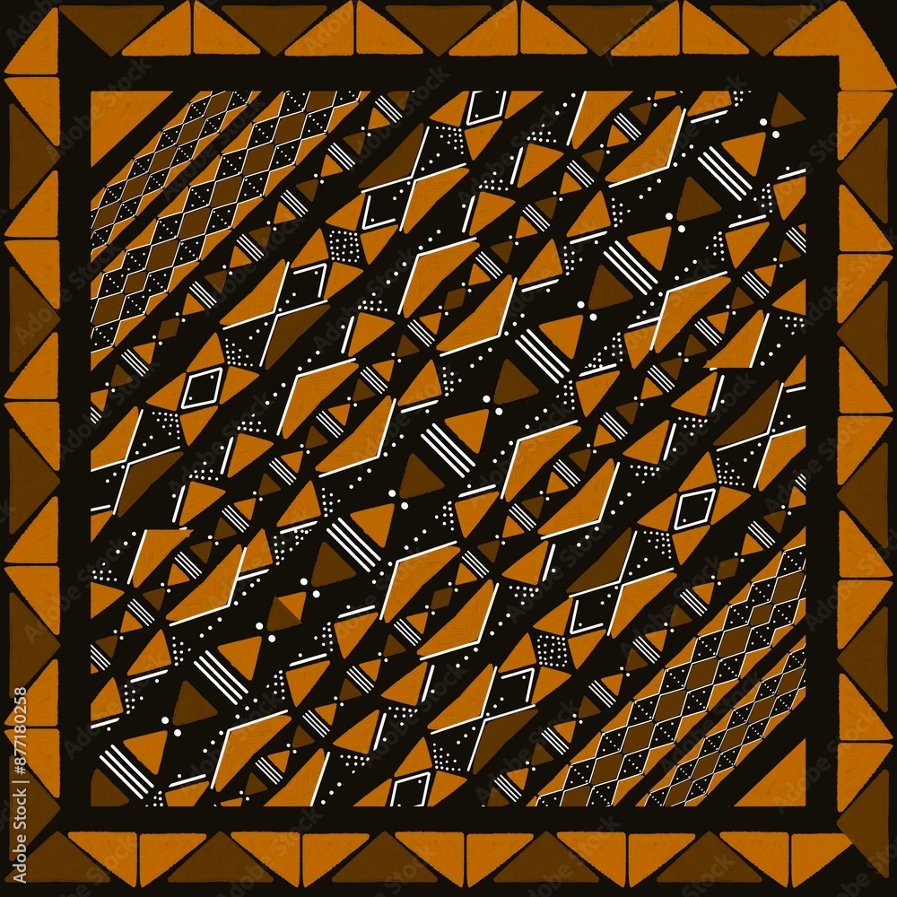 Indian ethnic tribal fabric patterns featuring floral designs in beige ...