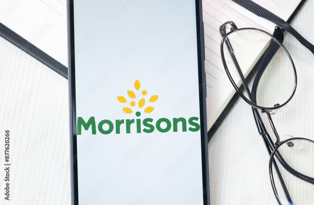 New York, USA - 30 June 2024: Morrisons Logo or Icon on Phone Screen ...