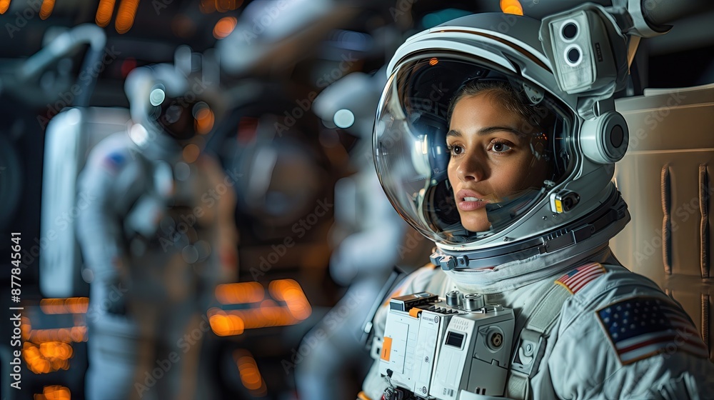 Filming of a sci-fi movie using virtual production and CGI using modern ...