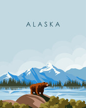 Alaska Travel Poster Free Stock Photo - Public Domain Pictures