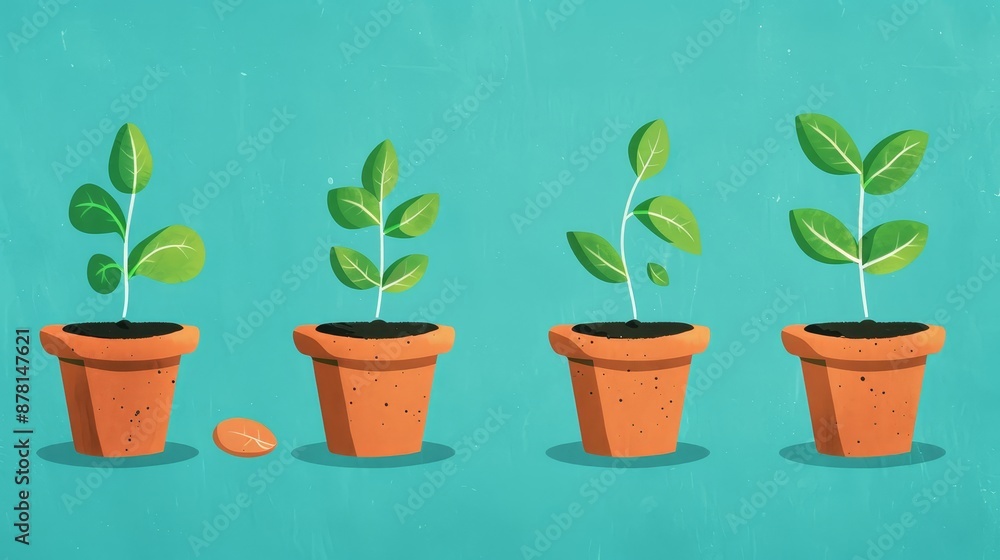 Growth and Progression: A Visual Metaphor - A visual metaphor depicting ...