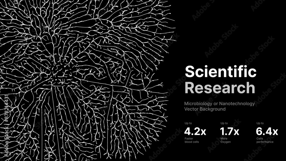 Mycelium Fungus Macro Pattern. Fungus Scientific Medical Research ...