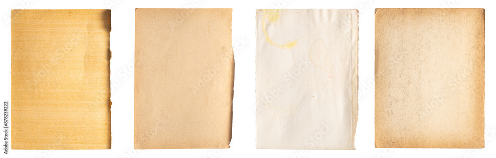 old paper texture background with vintage retro look, transparent png ...