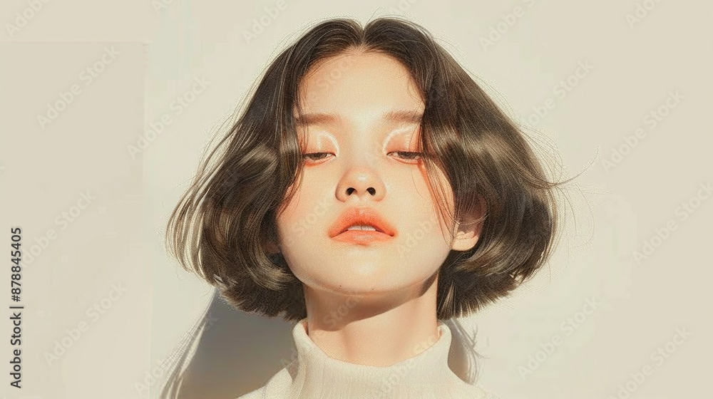 Dynamic watercolor portraits showcasing a range of human emotions and ...