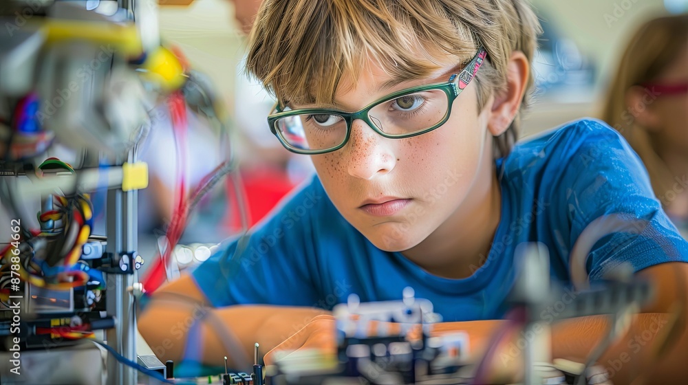 Children Engaged in STEM Education through Exciting Science Experiments ...