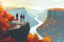 Looking Over A Waterfall Free Stock Photo - Public Domain Pictures