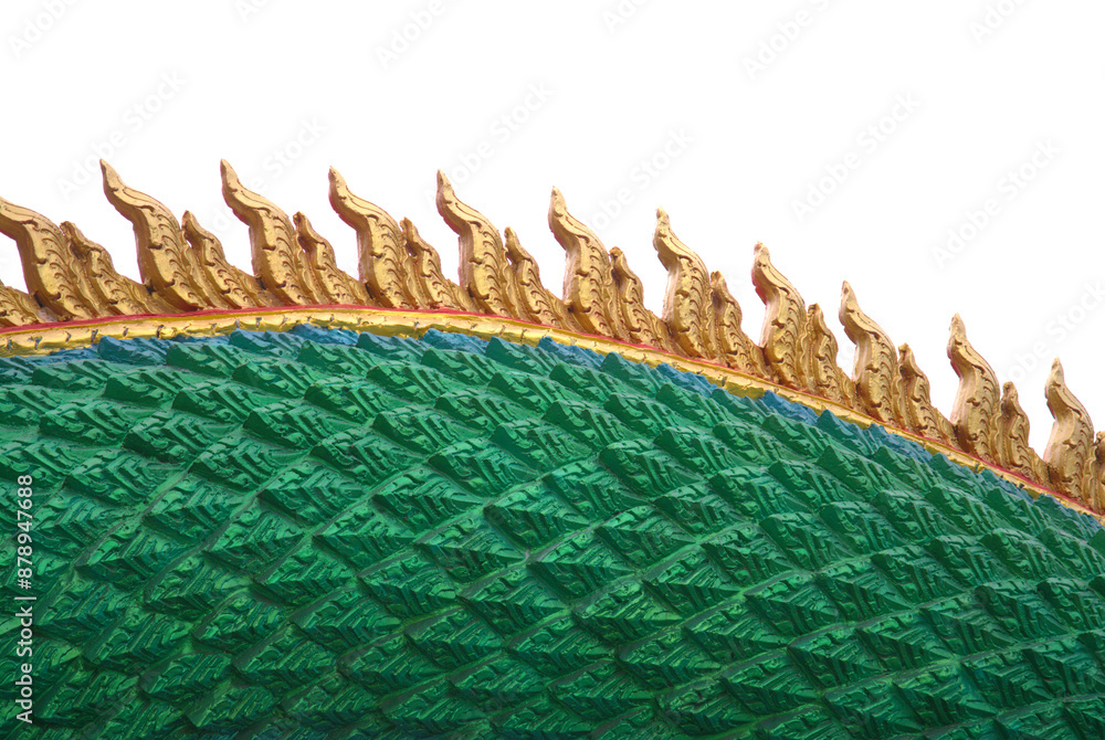 Dragon image, entrance to Wat Thong Bon, Rama 3 Road, next to the Chao ...