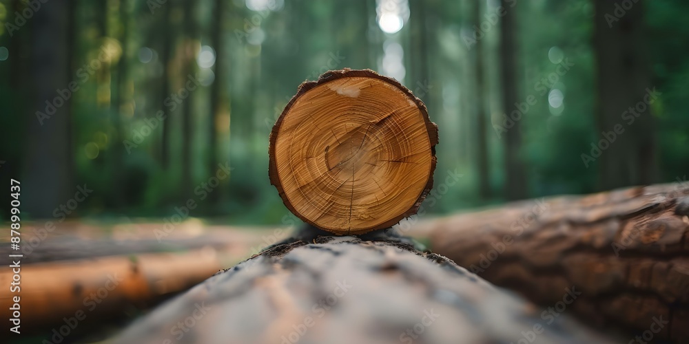 Illegal logging leads to deforestation harming the environment and ...