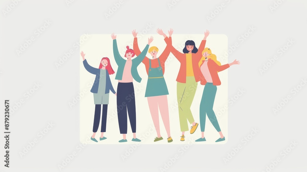 People greeting each other with friendly gestures. Illustration showing ...