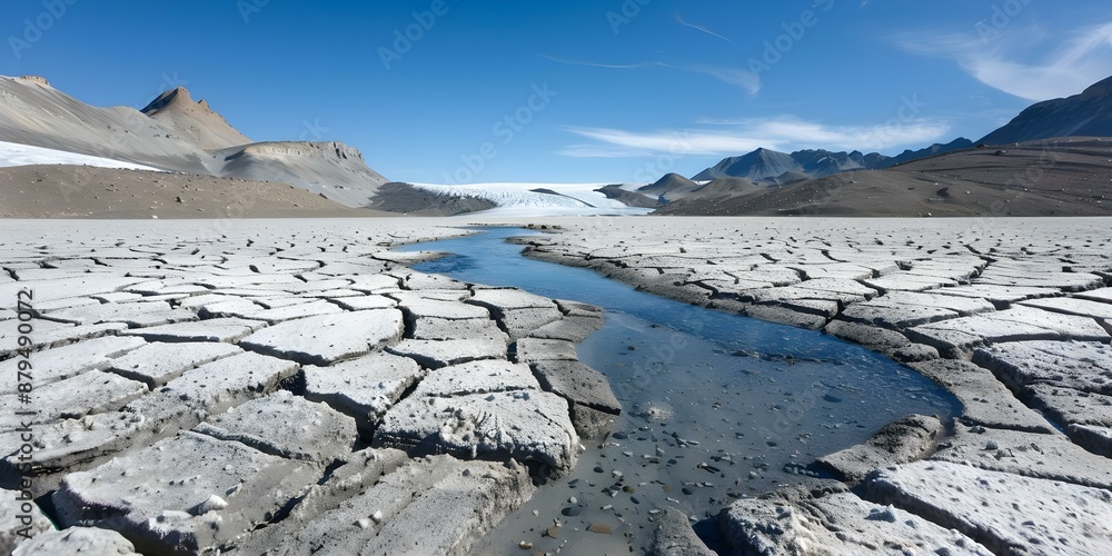 Impact of melting glaciers on water scarcity in regions dependent on ...
