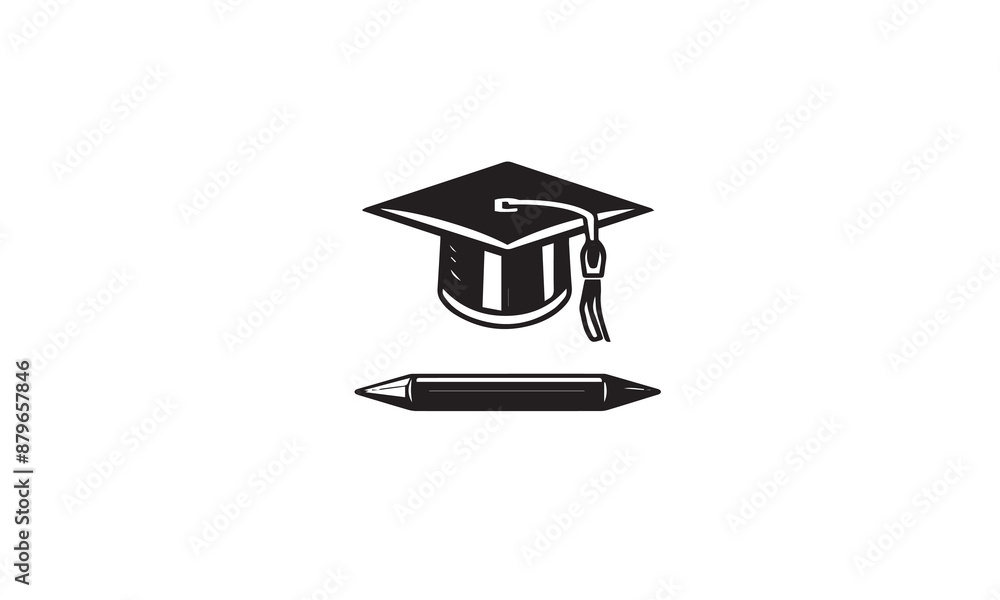 Graduate Toga Hat Pencil for School Education University College ...