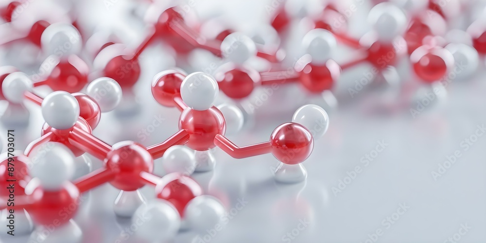 Visual Representation of Glucosamine Molecule with Structural Formula ...