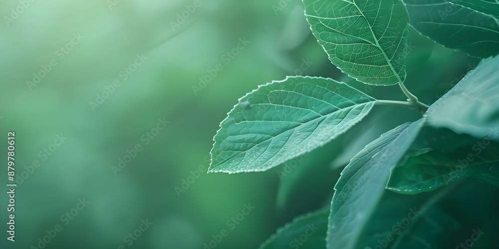 Animated Green Leaf Background with Minimalist Sketches and GIFs ...