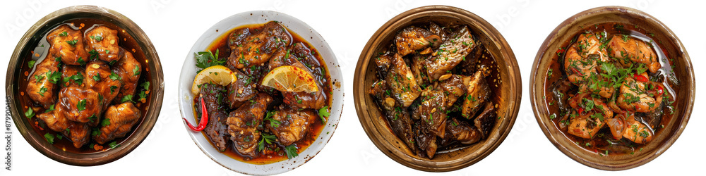 Cazón en Adobo or Andalusian Fried Fish clipart collection, symbol ...