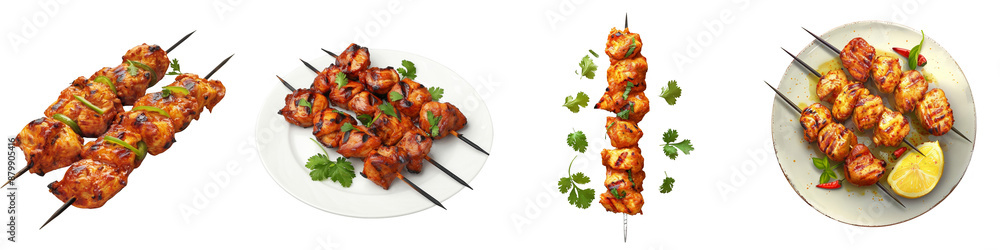 Chicken Tikka clipart collection, symbol, logos, icons isolated on ...