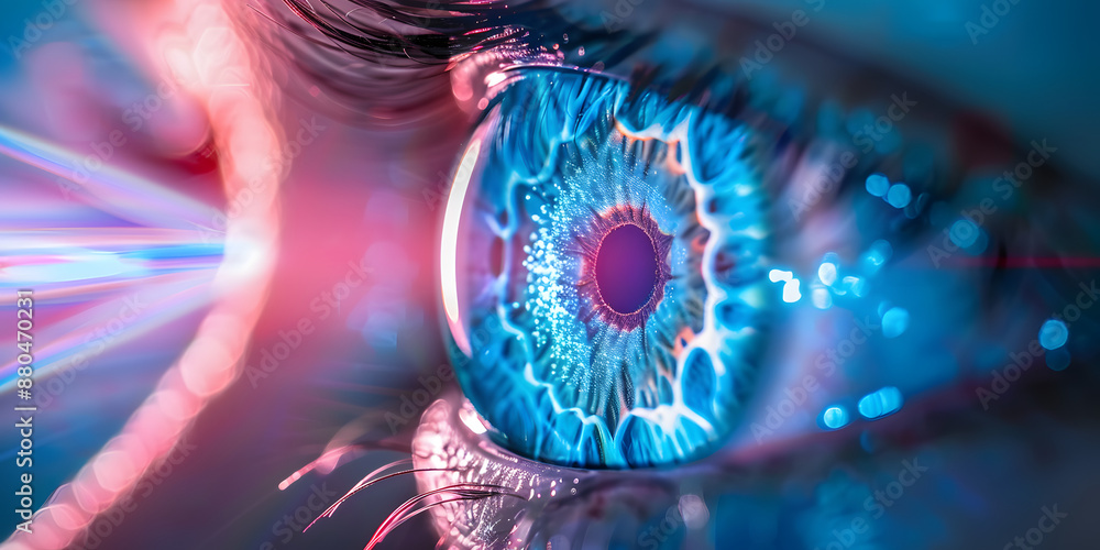 Ad promoting laser vision correction with highlighted benefits and copy ...