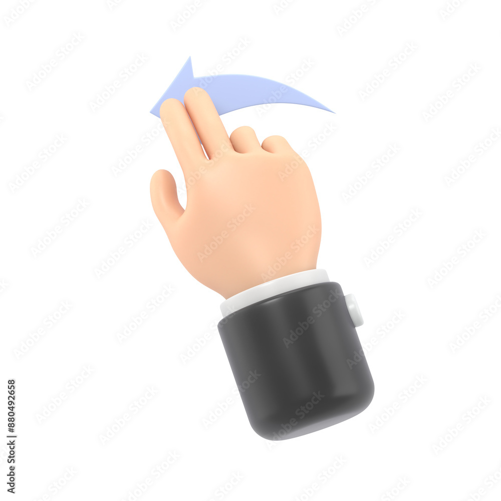 Transparent Backgrounds Mock-up. Touchscreen gesture line icons.3D ...