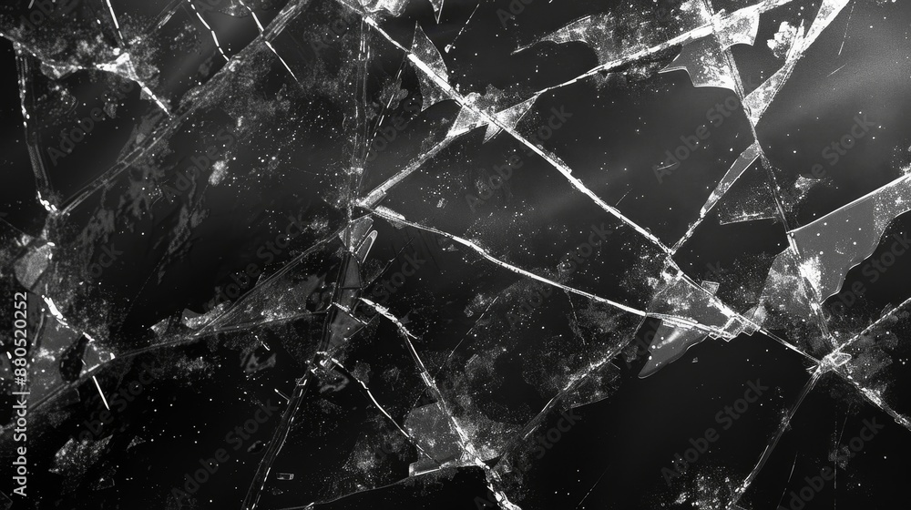 Glass overlay broken. Fragmented display texture. Distorted crushed ...