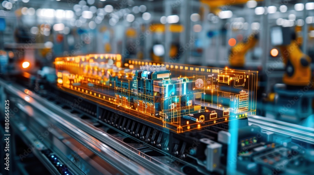 Ilustración de Stock Digital Twins Innovations: Revolutionary technologies advancing virtual ...