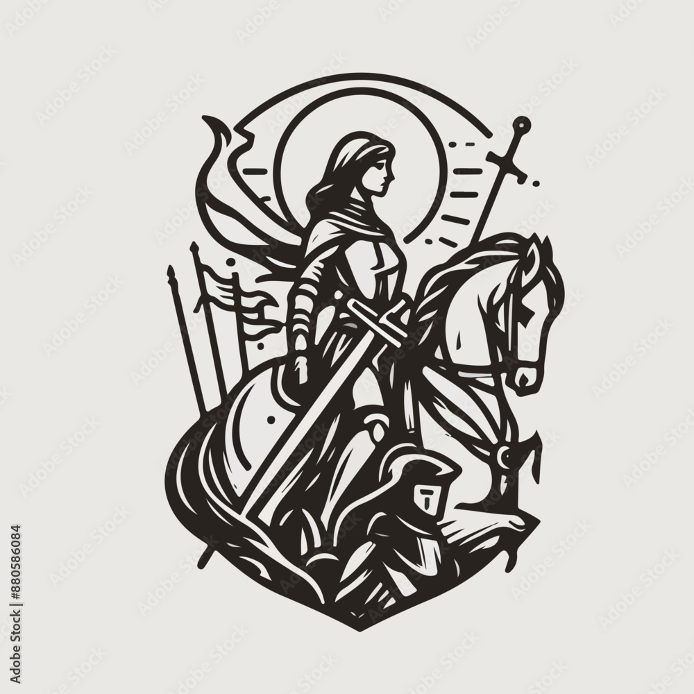 Joan of Arc she was famous as heroine of France for her role during the ...
