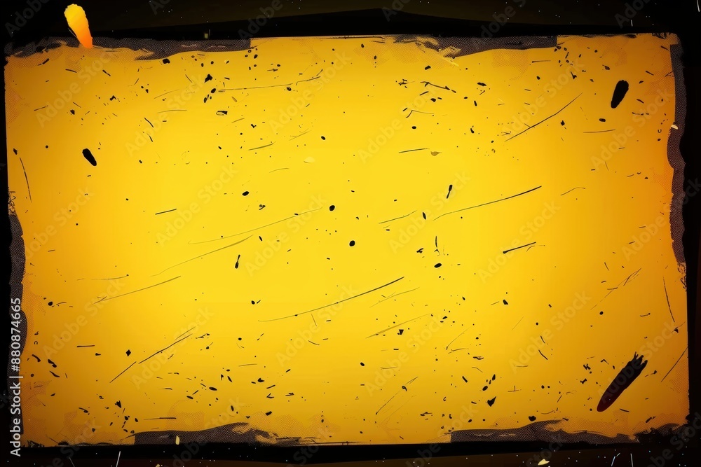 Abstract Dark Stardust Color Palette Background with Yellow and Black ...