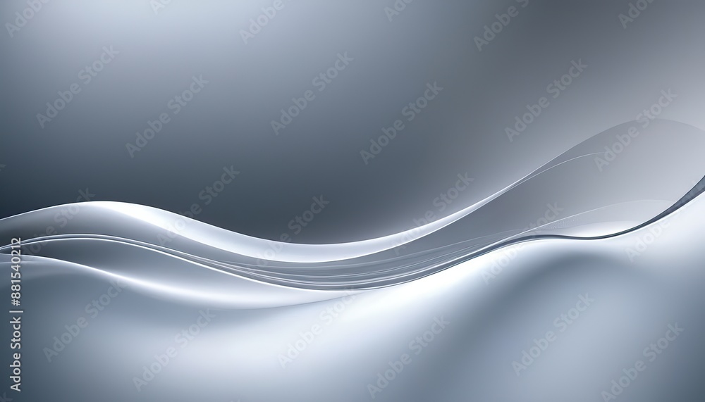 Abstract silver wave background. Modern backdrop, screensaver Stock ...